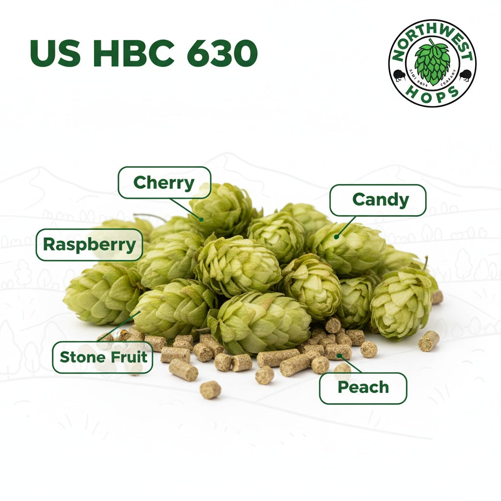 2024 US HBC 630 Hops – Berry & Stone Fruit Aroma | Northwest Hops