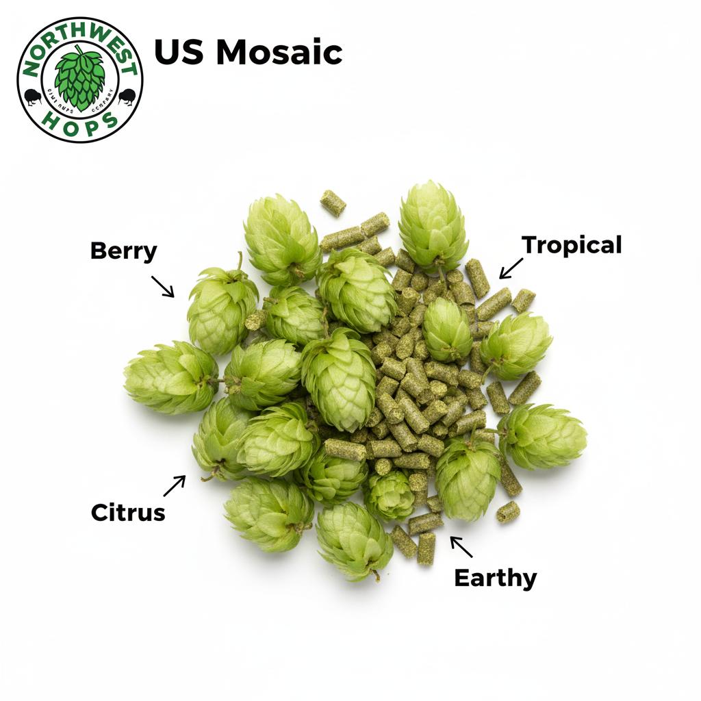 2025 US Mosaic Hops – Berry & Tropical Aroma for Ales | Northwest Hops